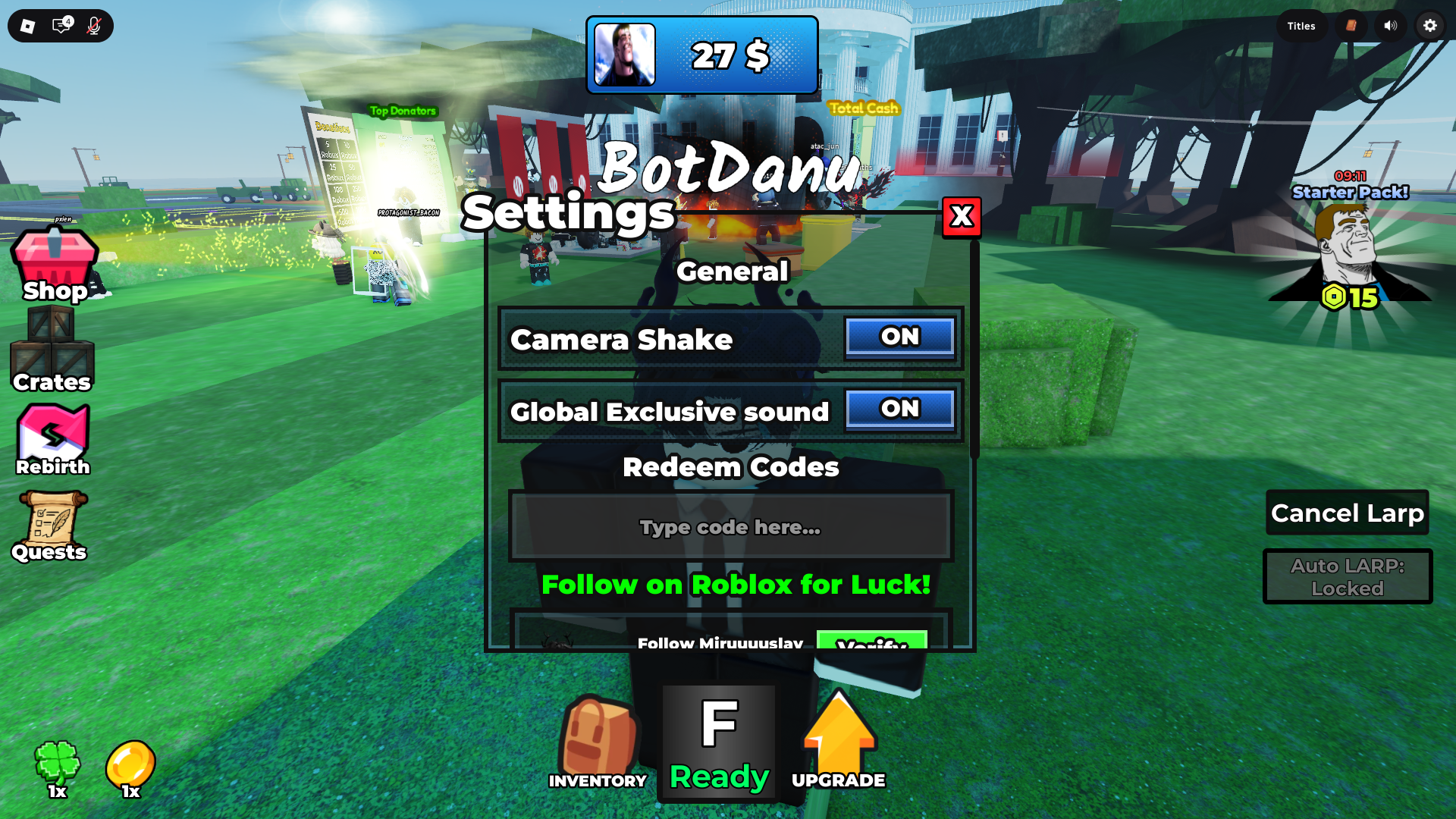 Excuse Me Sir Codes (June 2026) - Deltia's Gaming