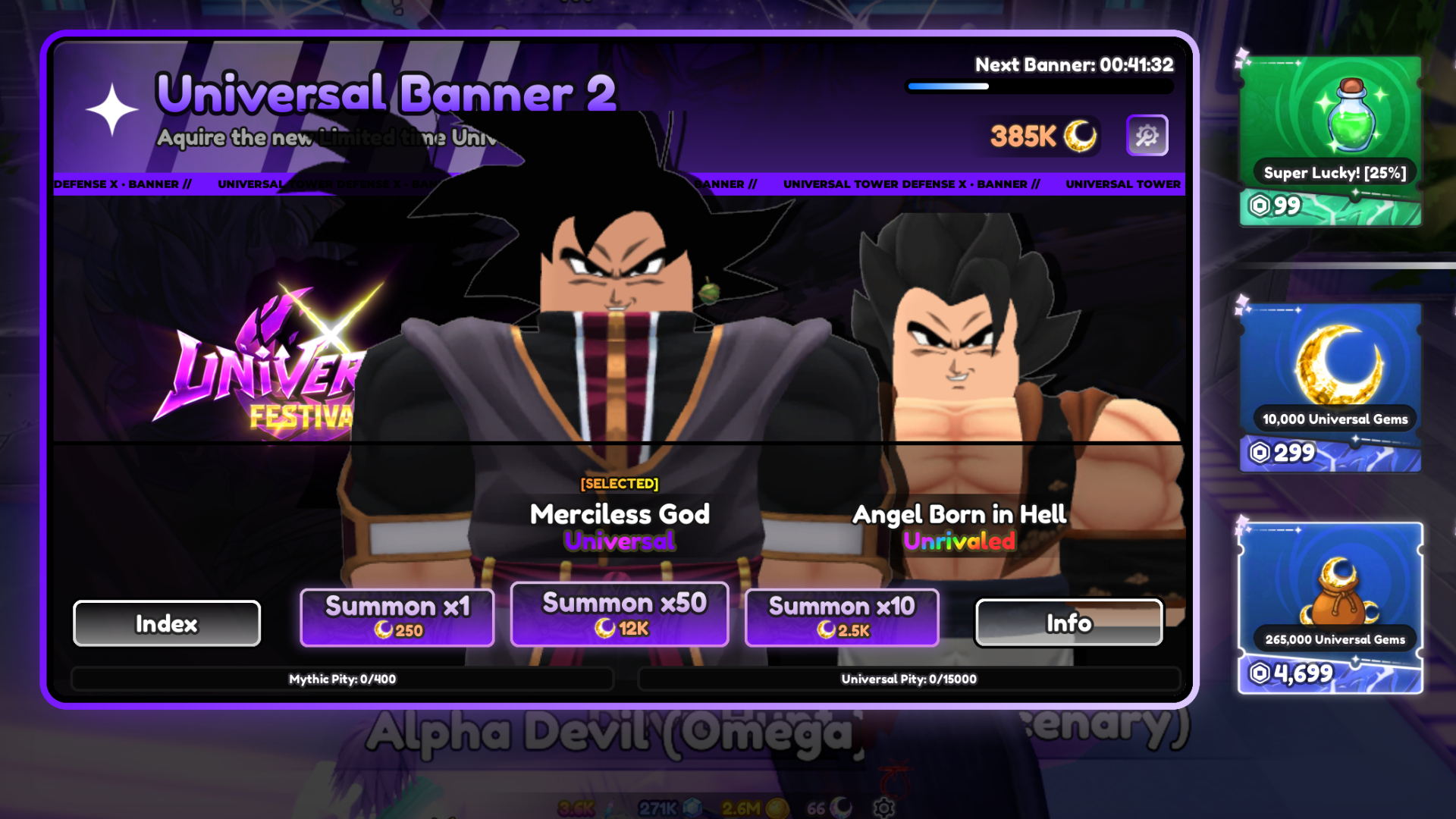 Universal Tower Defense X Angel Born in Hell (Gogeta) Guide - Deltia's ...